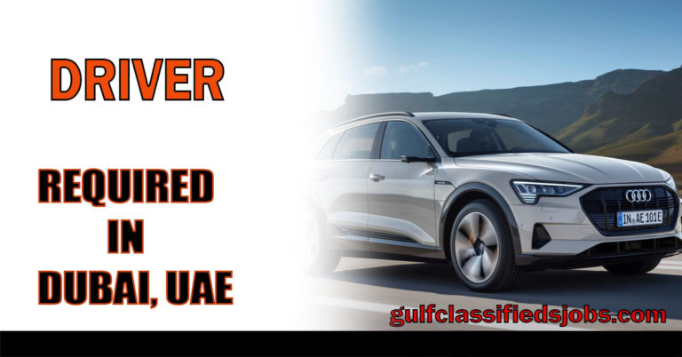 Driver Required in Dubai - Gulf News Classifieds Jobs